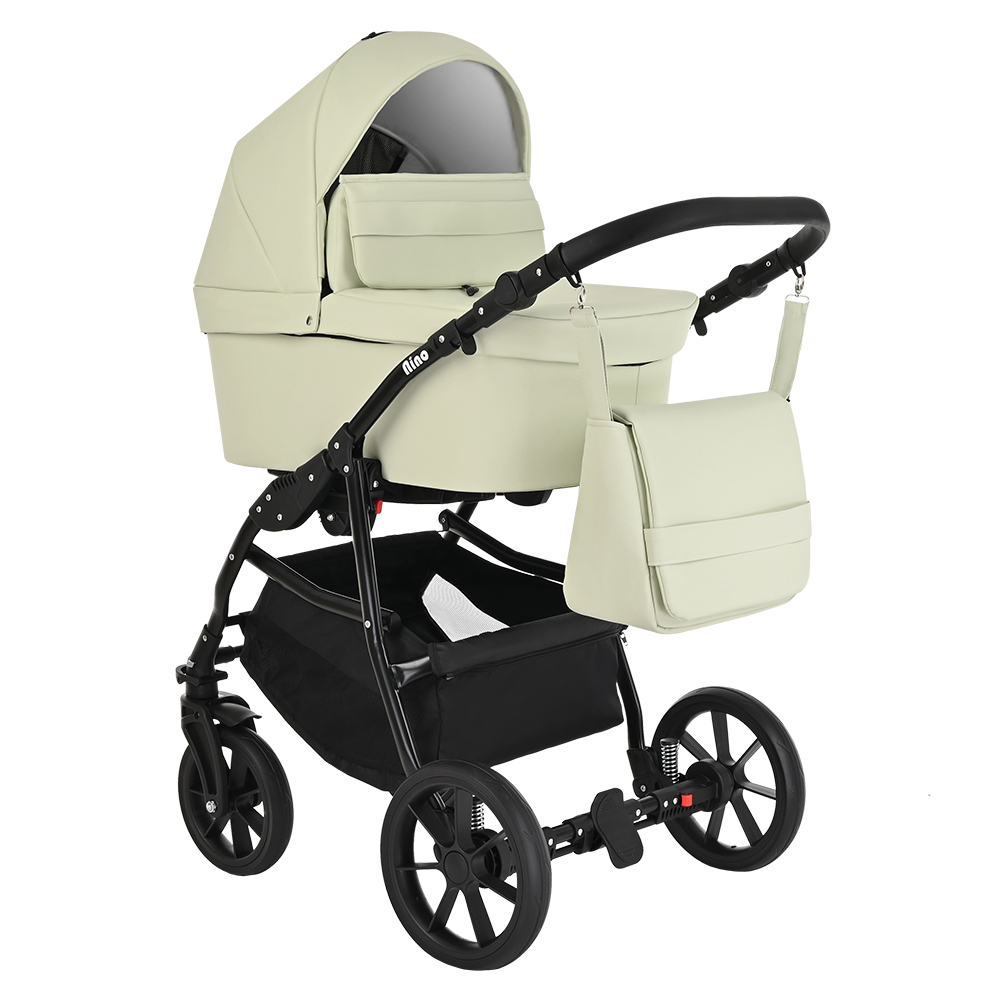 Купить PITUSO Коляска 2 в1 Nino короб+прогулка Кожа Mint с доставкой